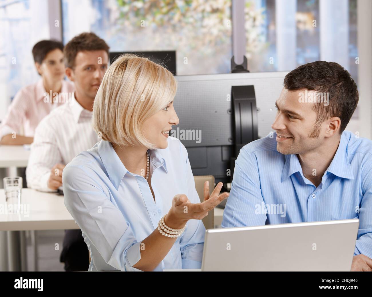 meeting & conversation, seminar, colleague, feedback, meeting ...