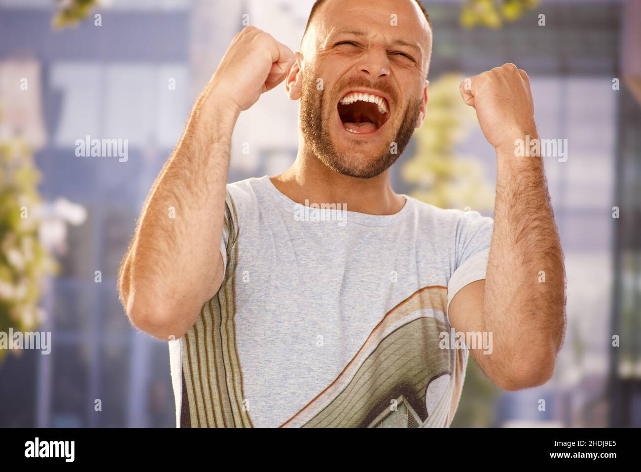 man, joy, cheering, guy, men, happiness, joys Stock Photo - Alamy