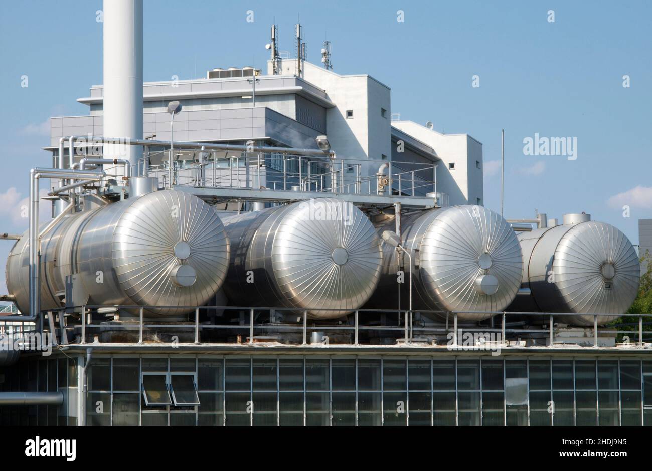 industrial building, power station, industrial plant, industrial ...