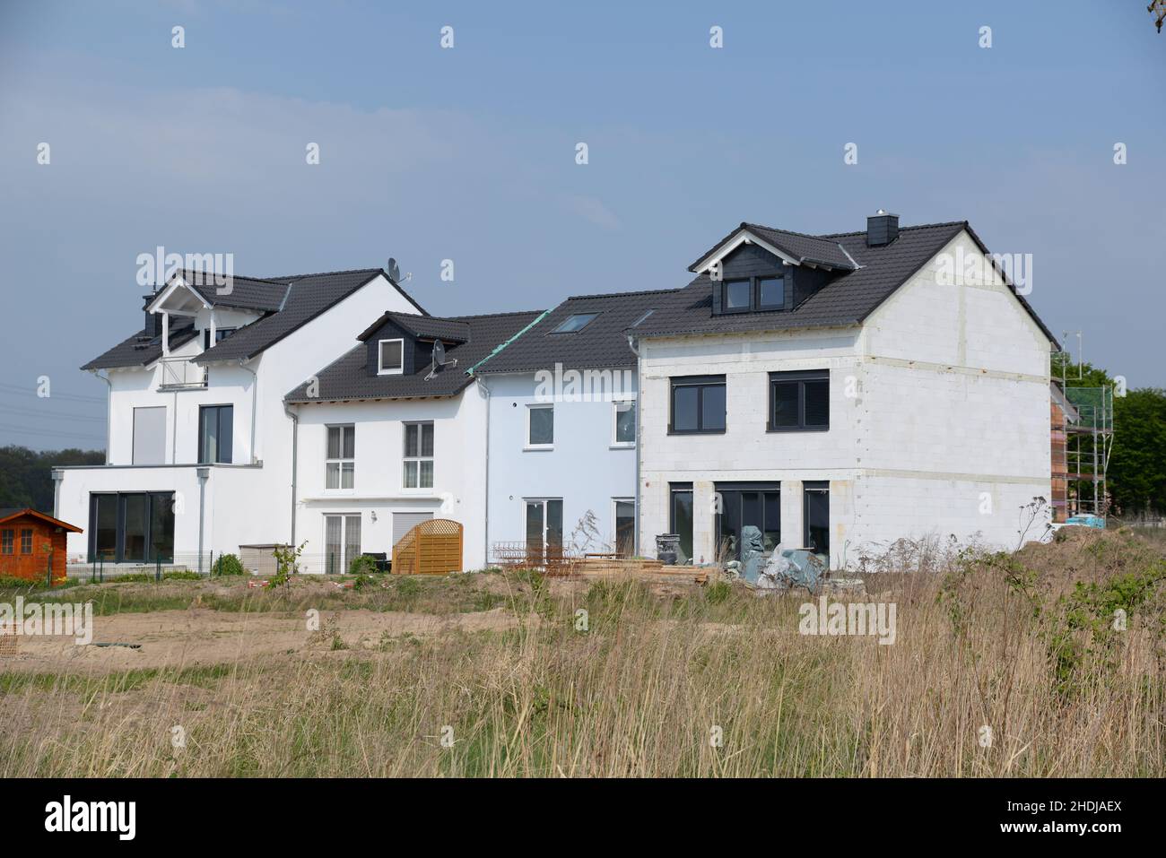 row house, building construction, new building, row houses, building ...