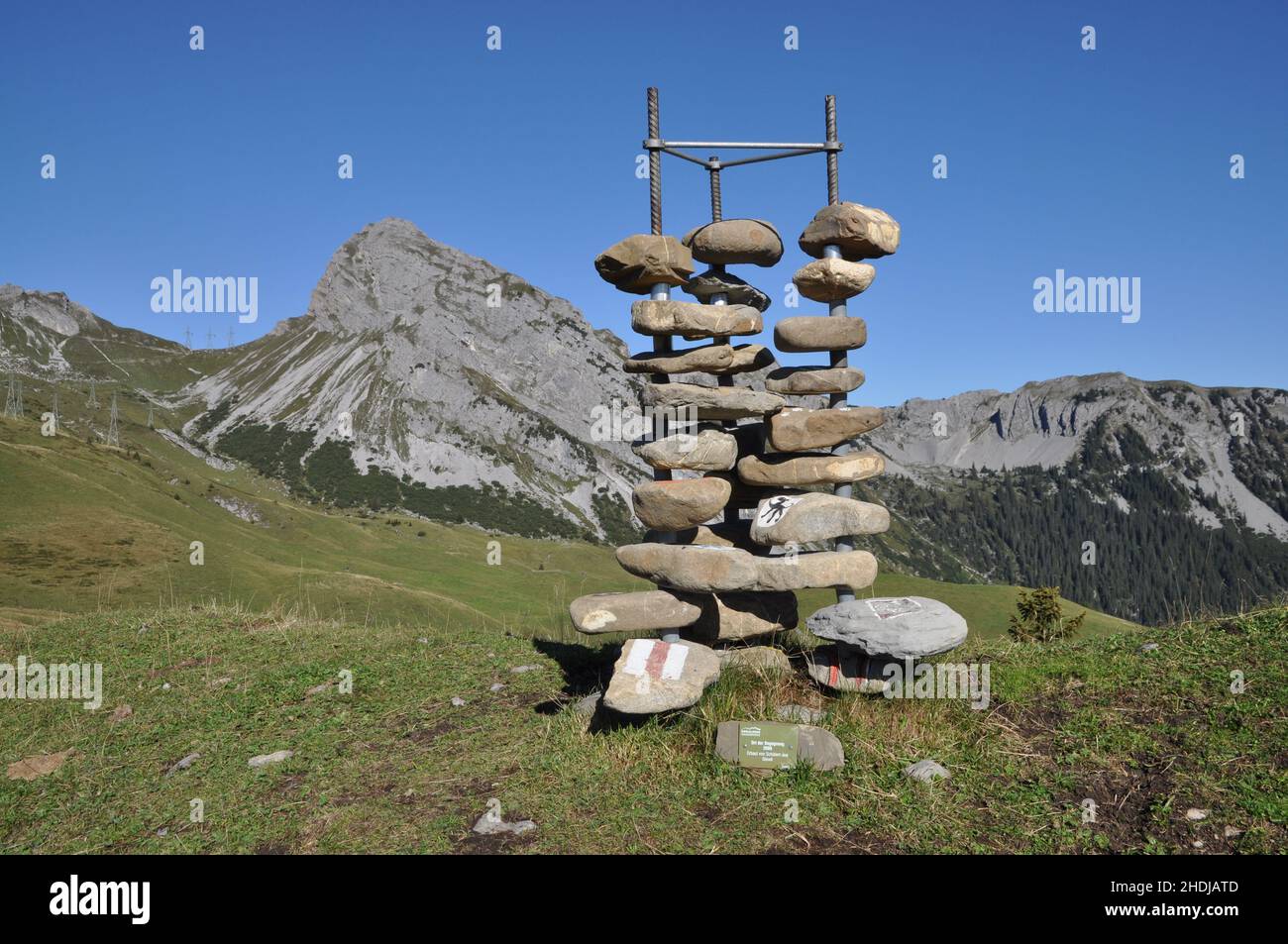 european alps, stone pile, giswil, stone piles Stock Photo - Alamy