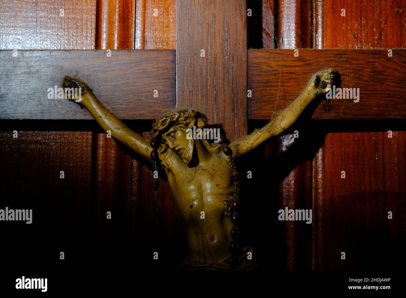 Christian religious symbol crucifix Jesus on the cross Stock Photo - Alamy