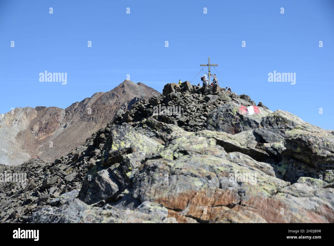cross, hiking, wildes mannle, crosses Stock Photo - Alamy