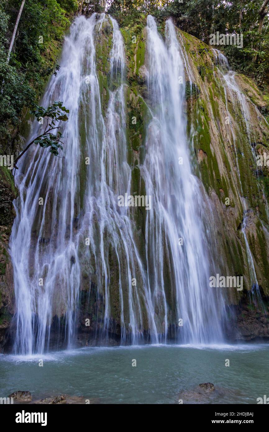 El Limon waterfall, Dominican Republic Stock Photo - Alamy