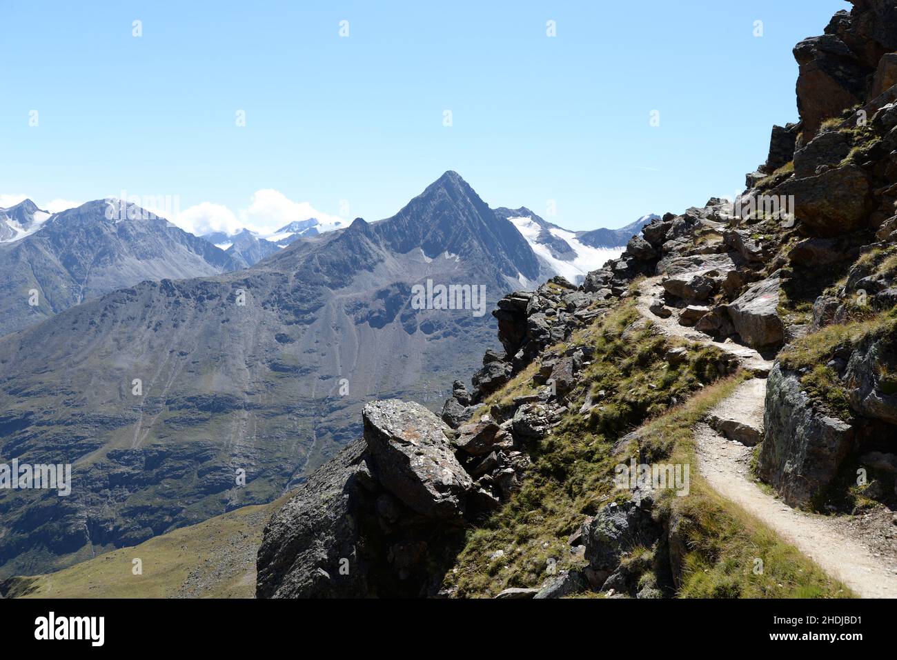 trail, ötztal alps, trails Stock Photo - Alamy