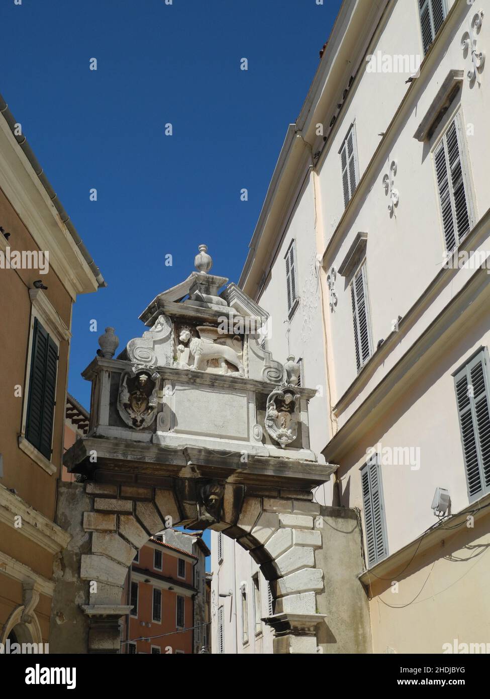 rovinj, Balbi Arch, rovinjs Stock Photo - Alamy