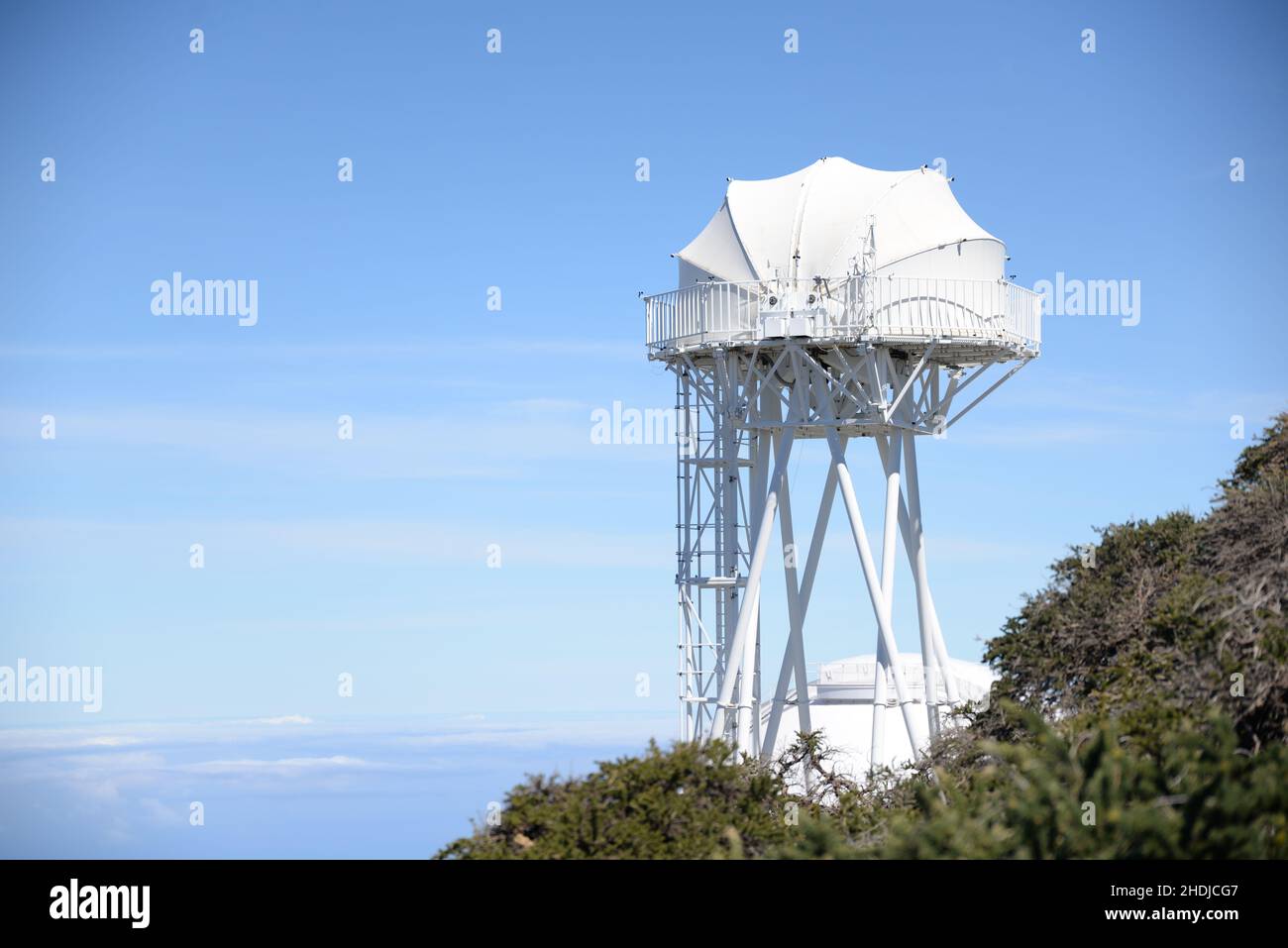 roque de los muchachos observatory, dutch open teleskope Stock Photo ...