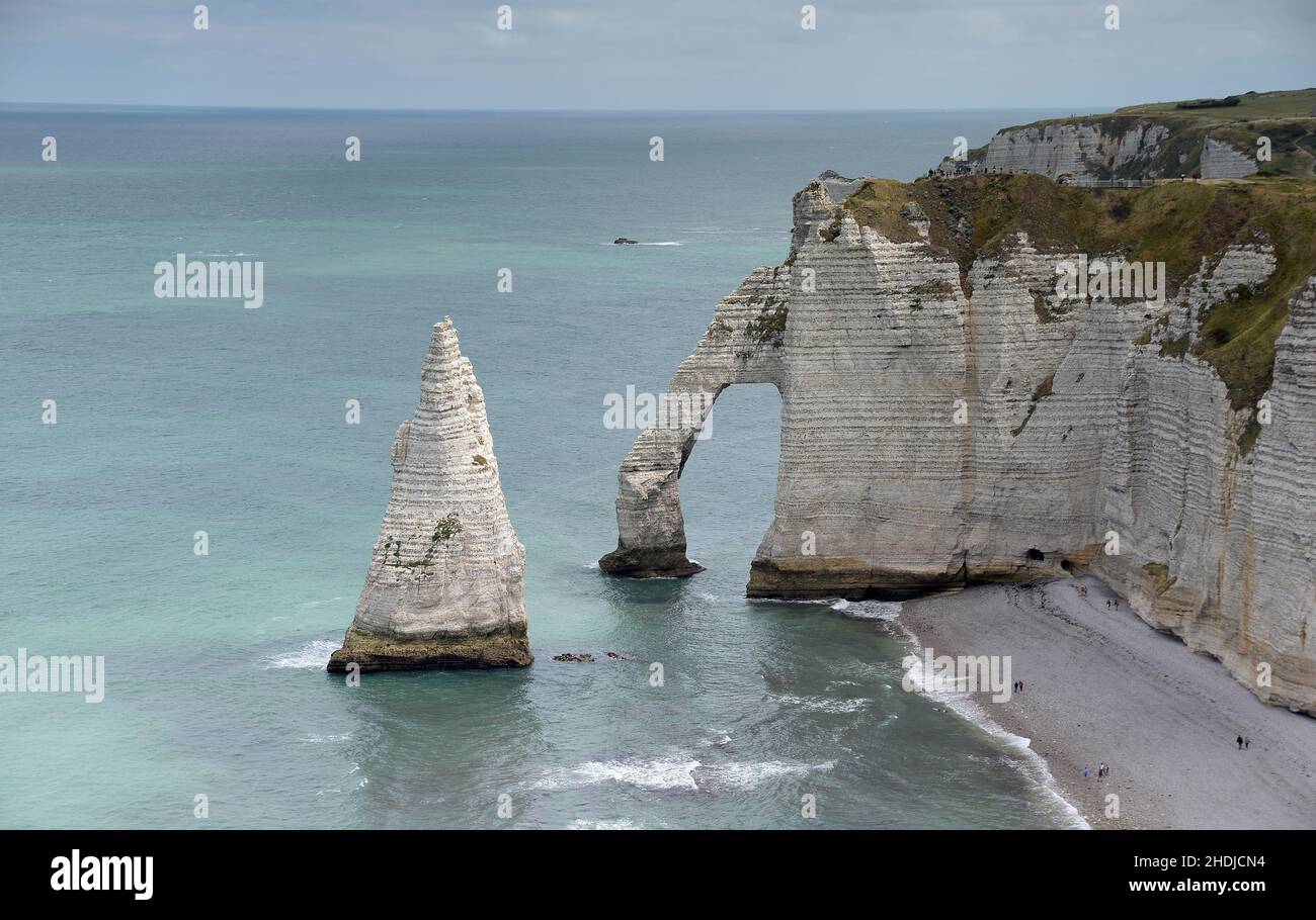 etretat, rock gate, etretats, rock gates Stock Photo - Alamy