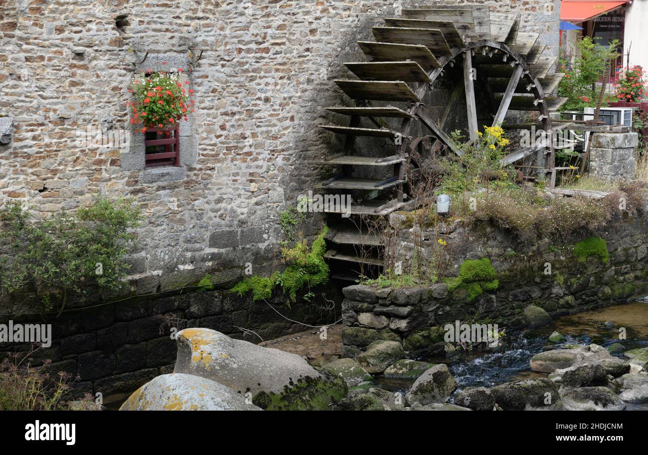 watermill, grist wheel, watermills, grist wheels Stock Photo - Alamy