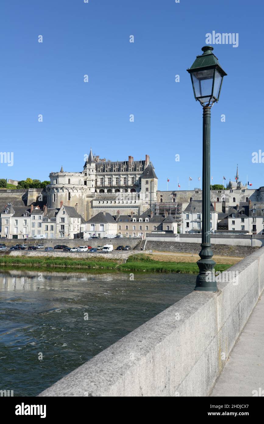 amboise castle, castle amboises Stock Photo - Alamy