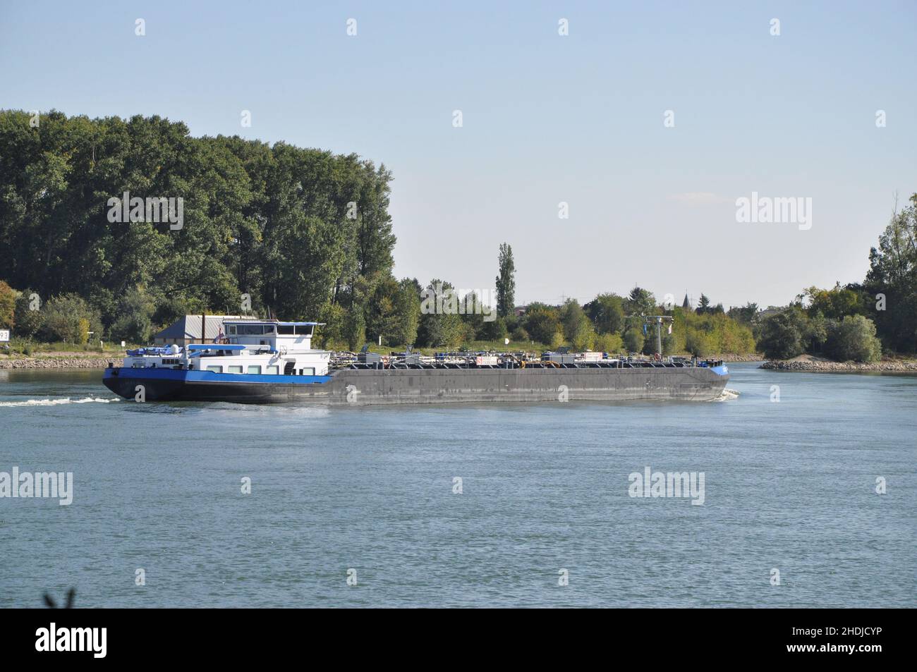 rhine river, container ship, rhine, rhine rivers, container ships Stock ...