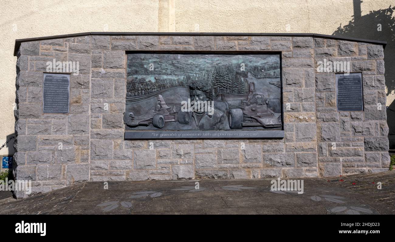 The memorial to Thomas Maldwyn Pryce a formula 1 racing driver killed ...