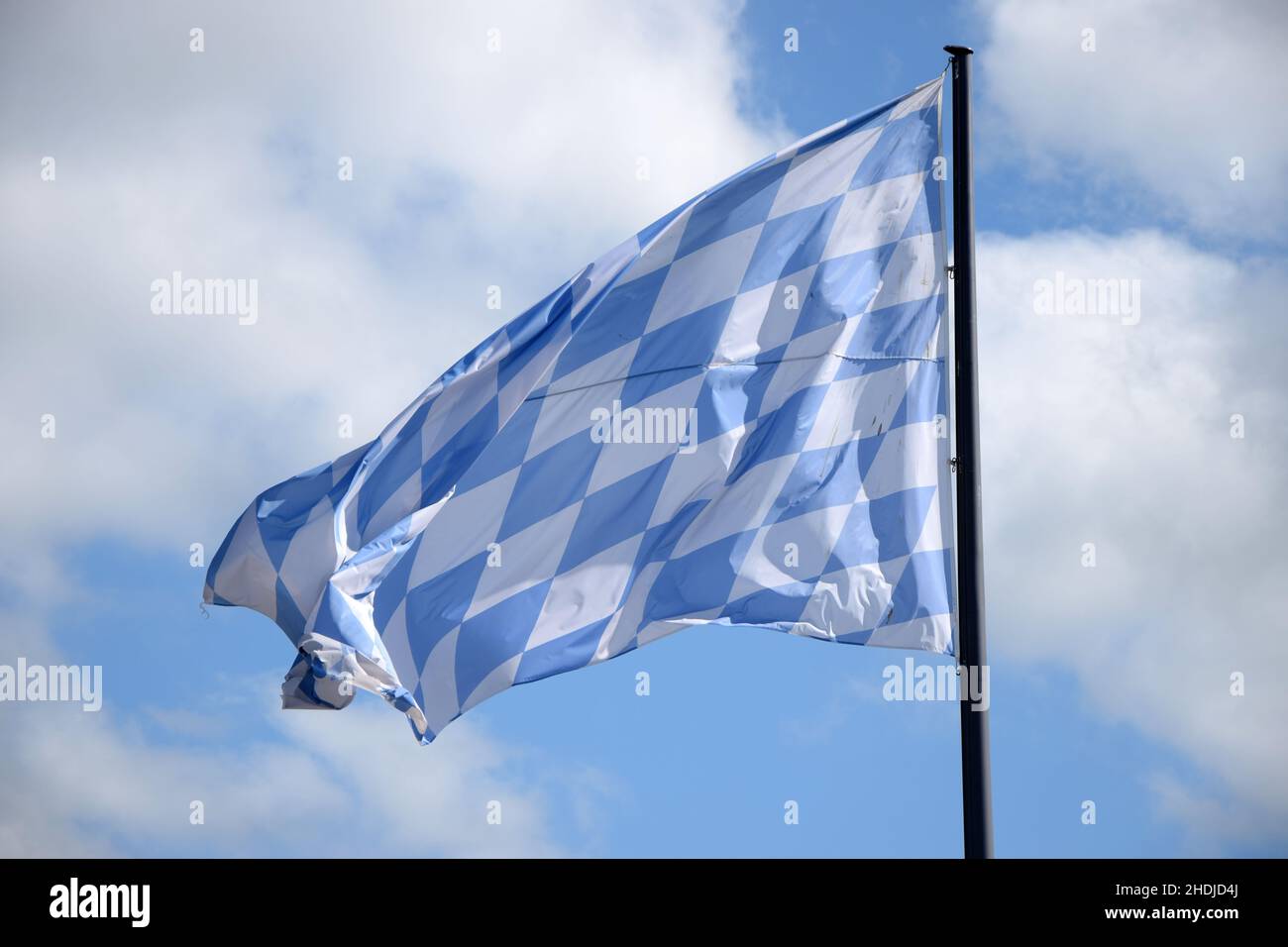 flag, free state of bavaria, flags Stock Photo - Alamy
