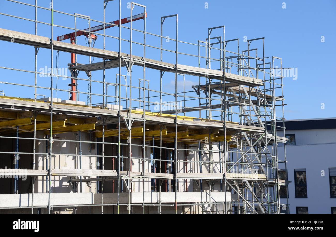 Scaffold building site hi-res stock photography and images - Alamy