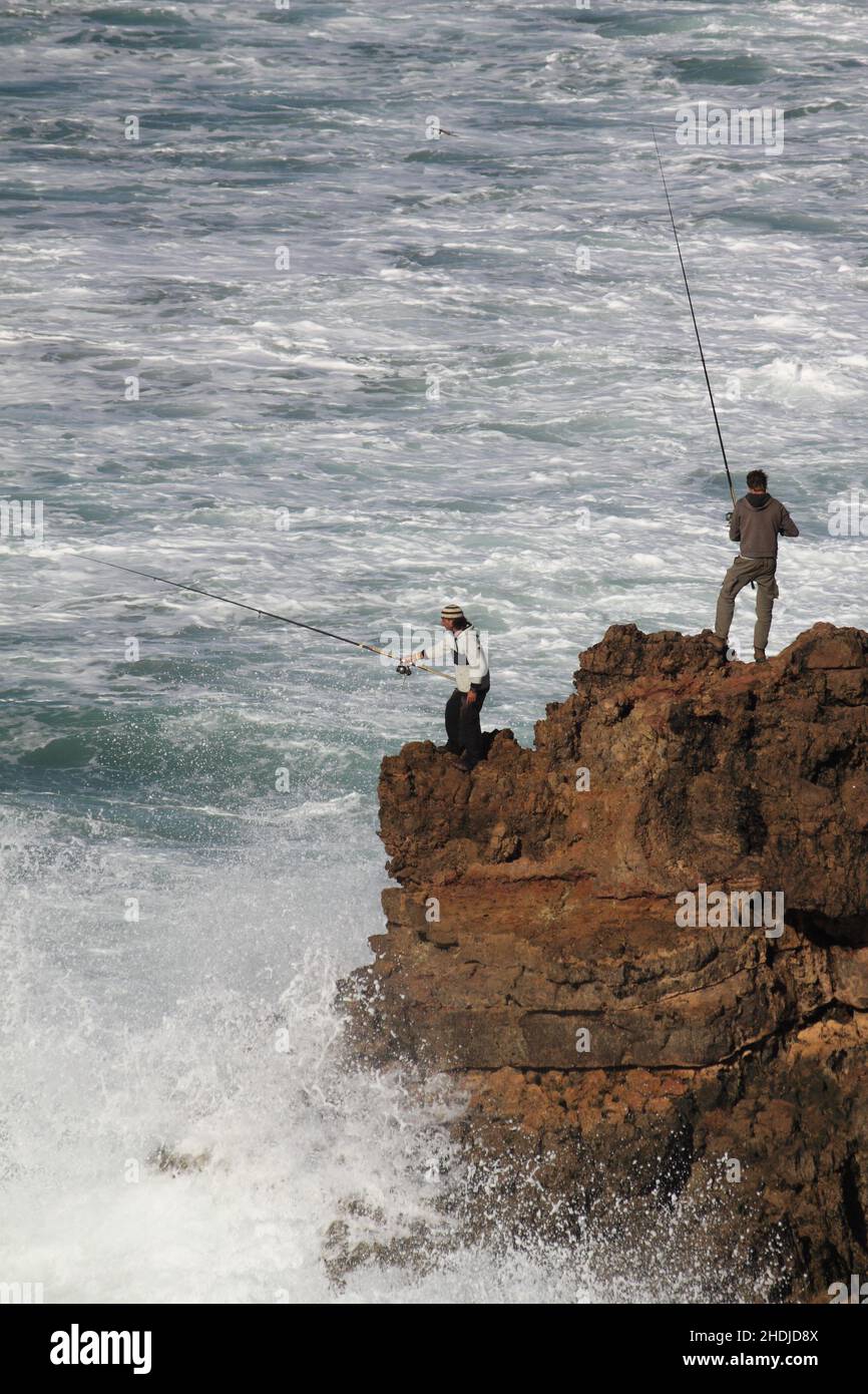 Risk rock fishing hi-res stock photography and images - Alamy