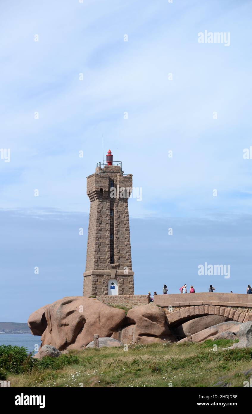 phare de ploumanac’h, phare de ploumanac?hs Stock Photo - Alamy