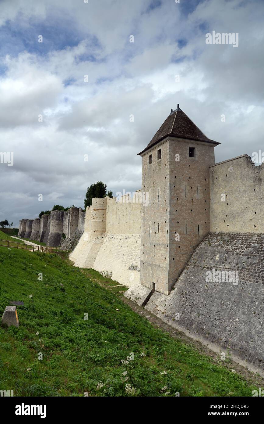 City wall of provins hi-res stock photography and images - Alamy