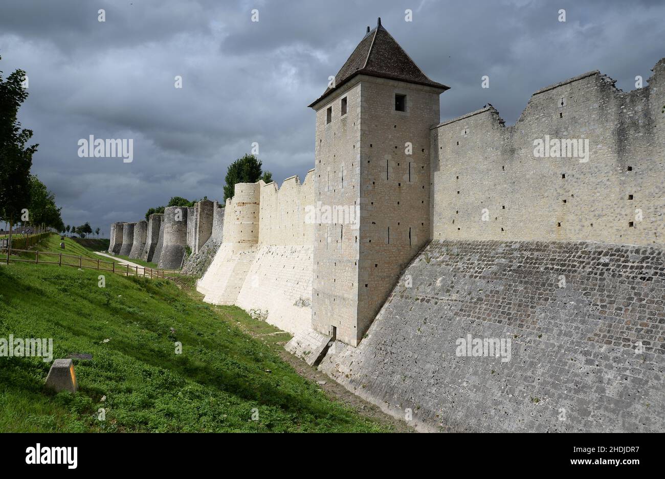 city wall, provins, walls Stock Photo - Alamy