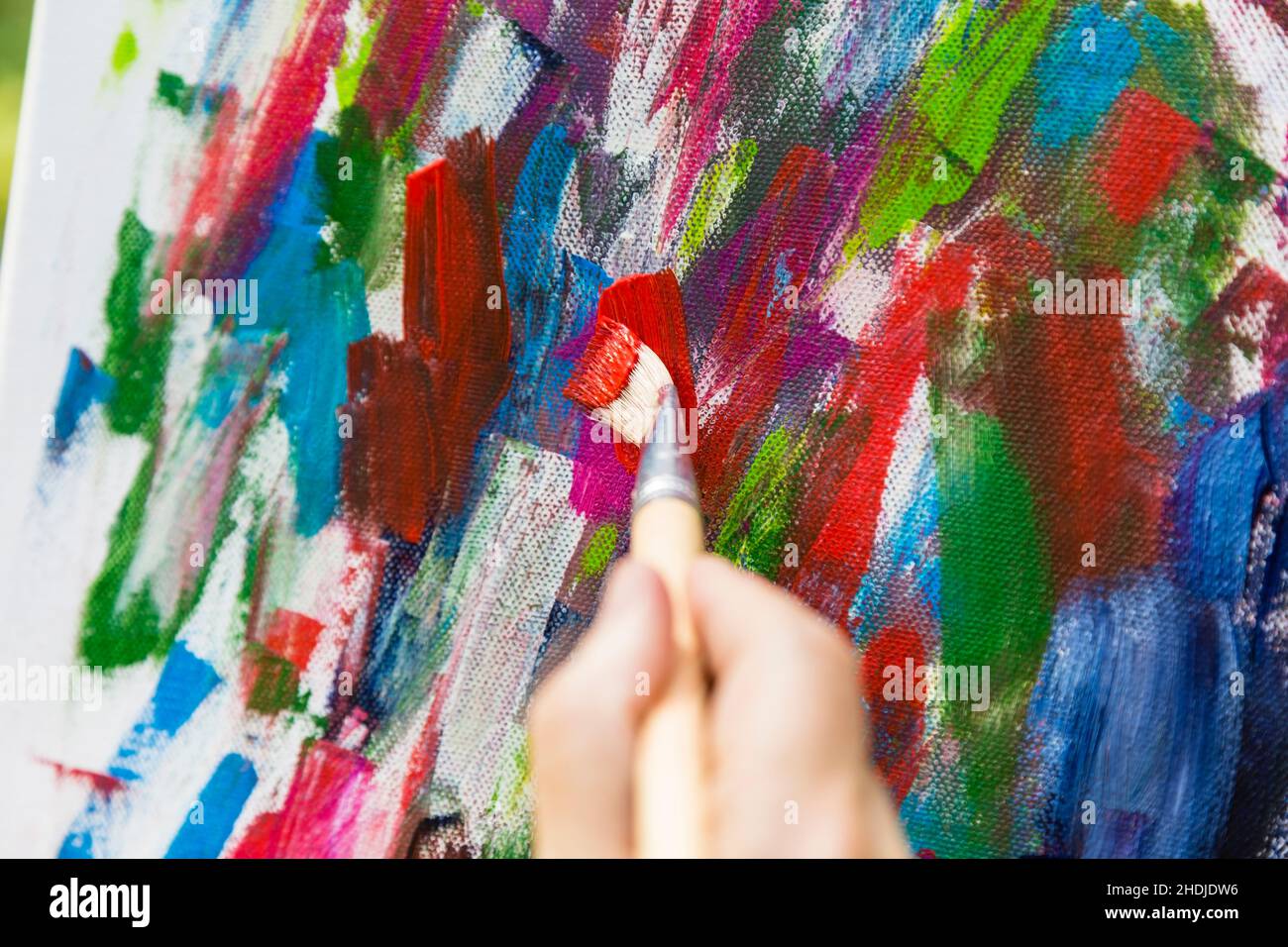 Abstract art painting body woman hi-res stock photography and images ...