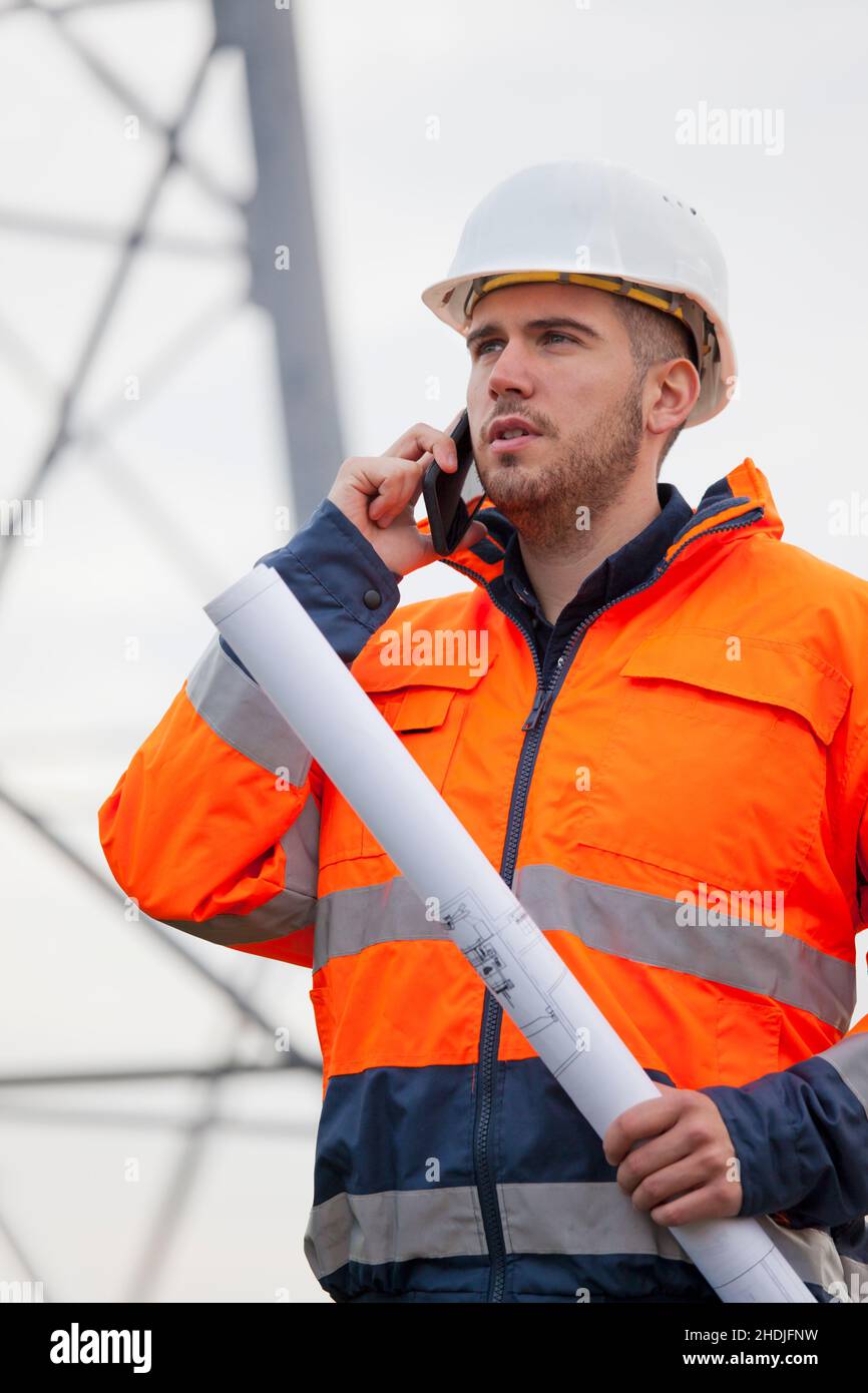 on the phone, engineer, supervision, on the phones, engineers ...