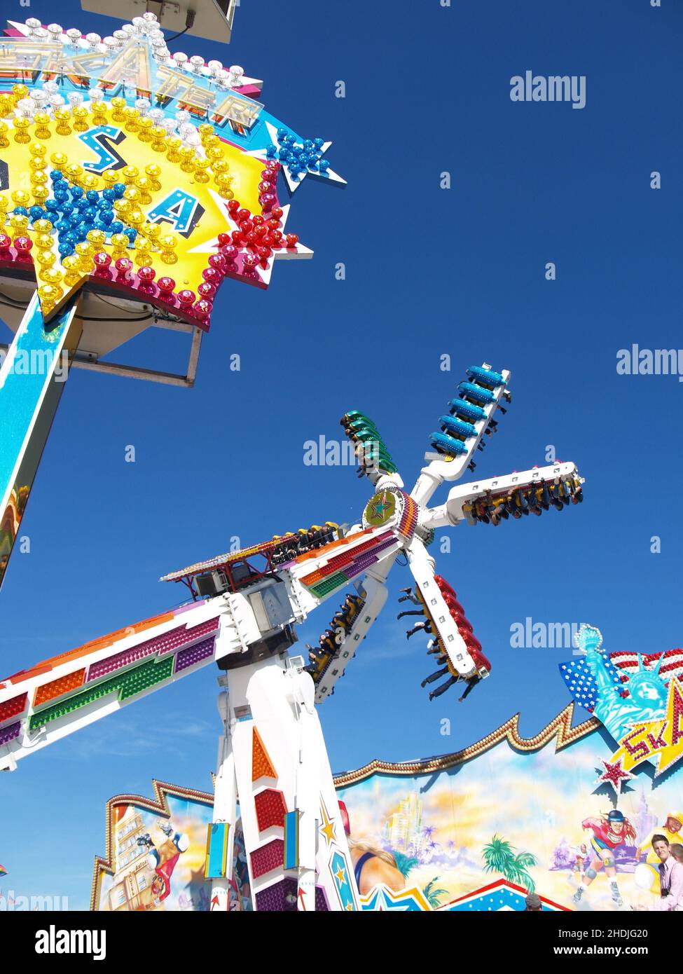 funfair, ride, fairgrounds, rides Stock Photo - Alamy