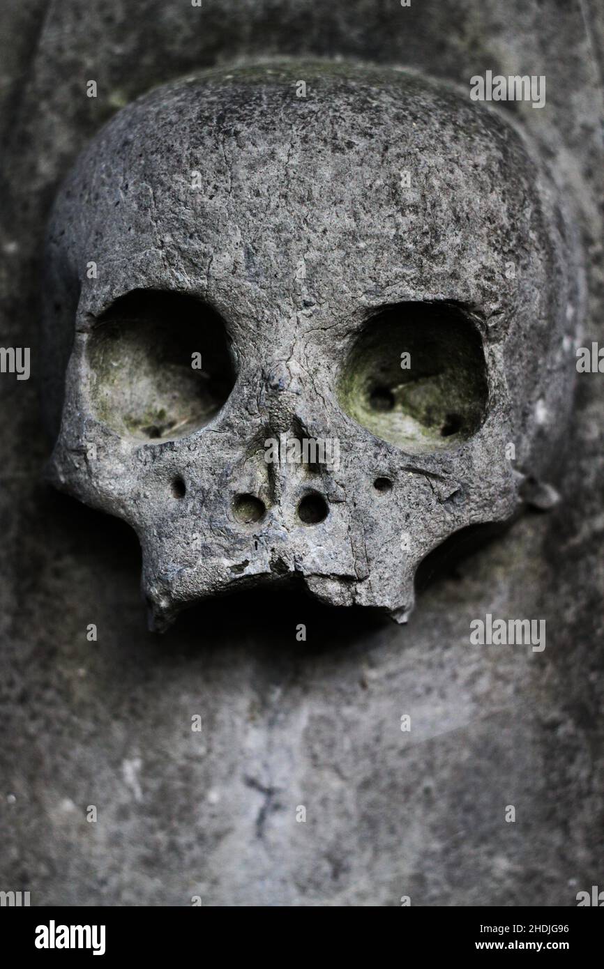 skull, gravestone, skulls, gravestones, headstone, headstones ...