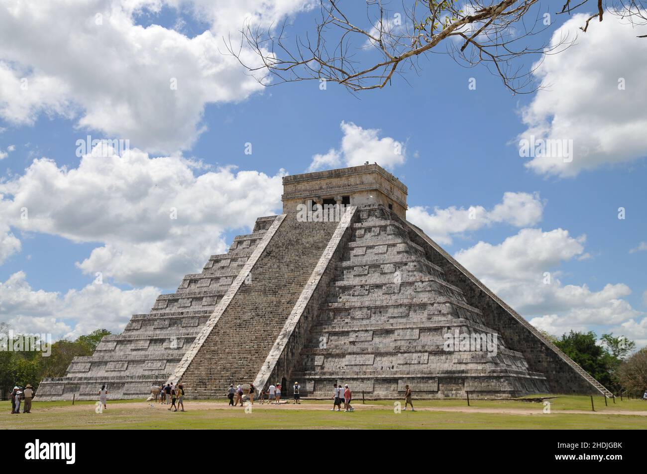 mexico, yucatan, chichen itza, pyramid, mexicos, yucatans, chichen ...