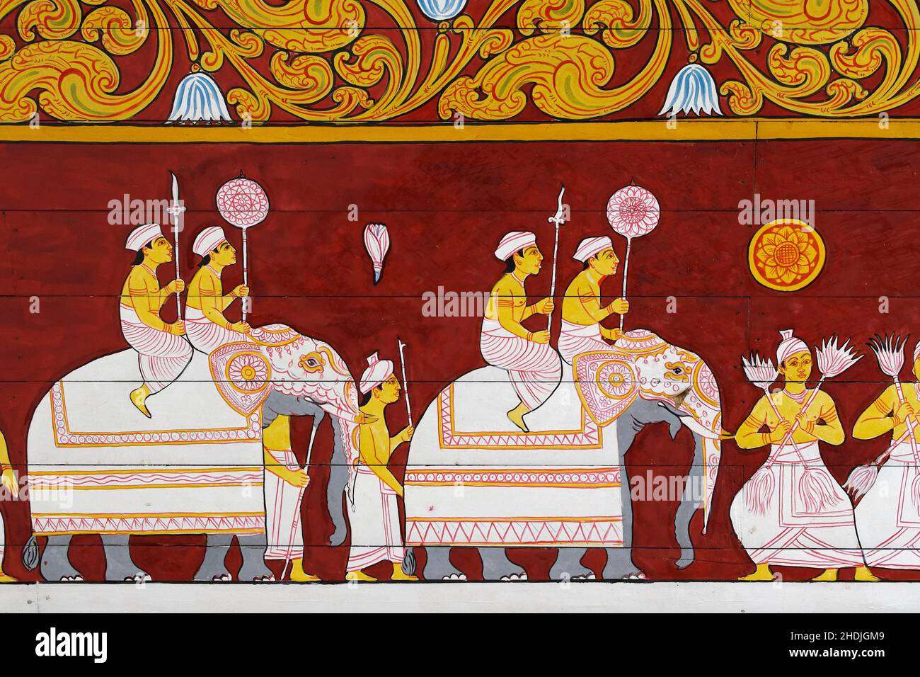 painting, sri dalada maligawa, drawing Stock Photo - Alamy