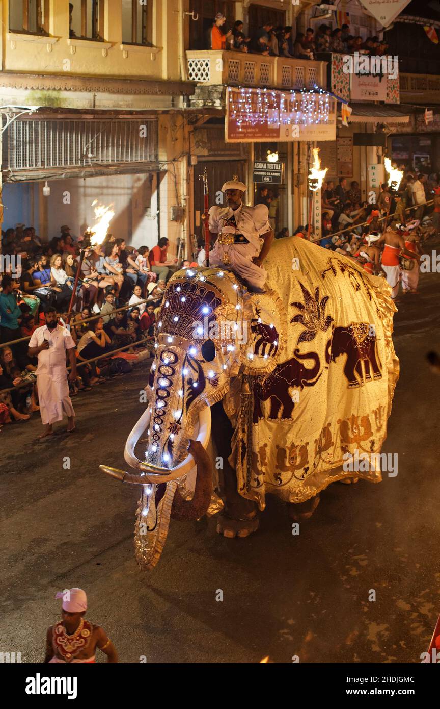 kandy esala perahera Stock Photo - Alamy