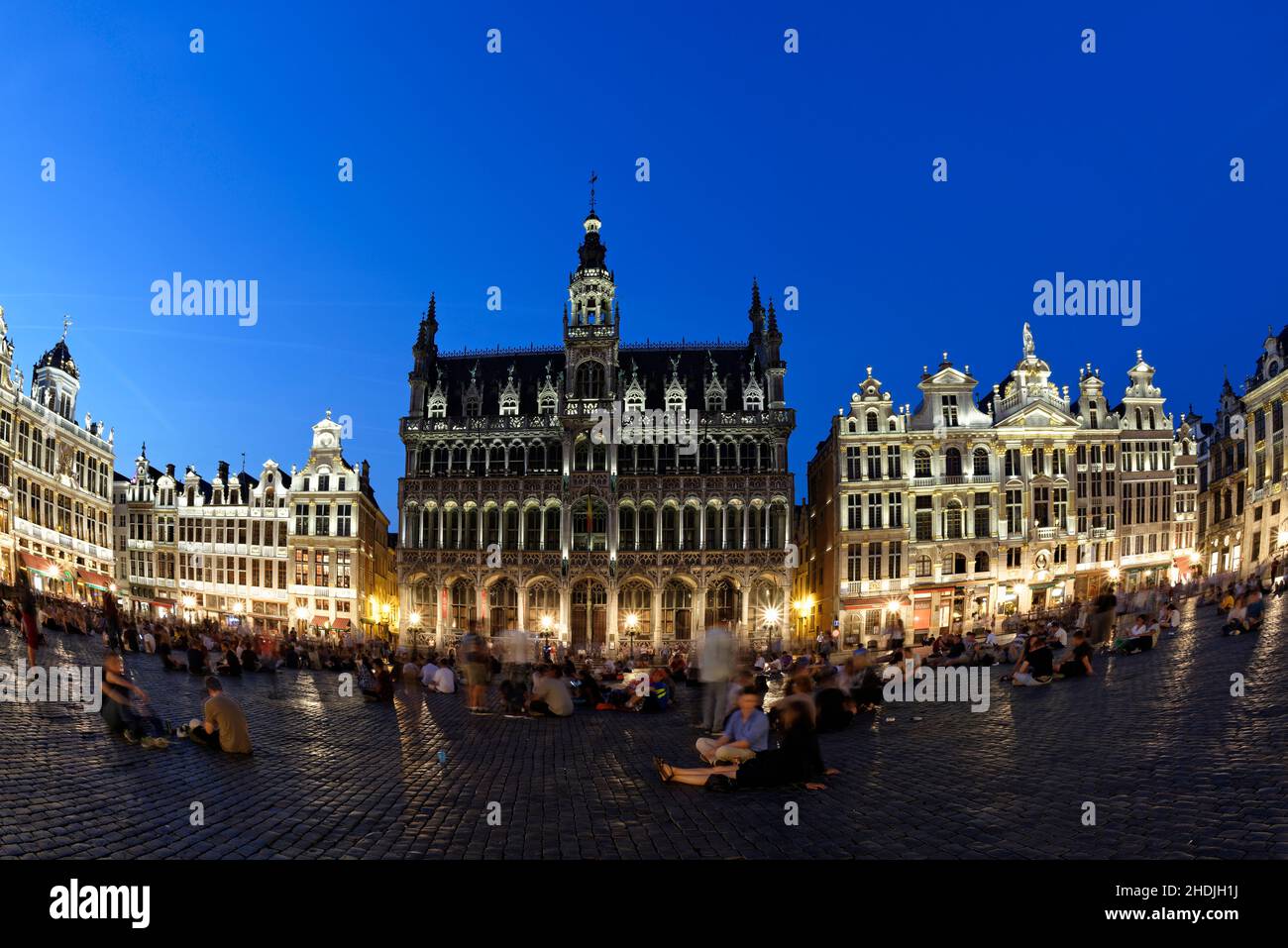 town hall, blue hour, brussels, grand place, town halls, blue hours ...