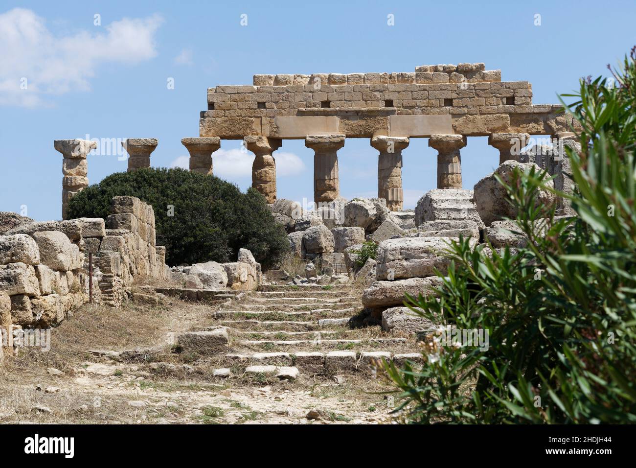 selinunte, temple ruins, selinuntes, selinus, temple ruin Stock Photo ...
