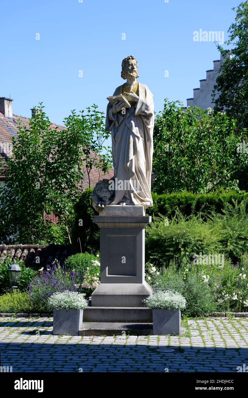 statue, markus, evangelist, statues Stock Photo - Alamy