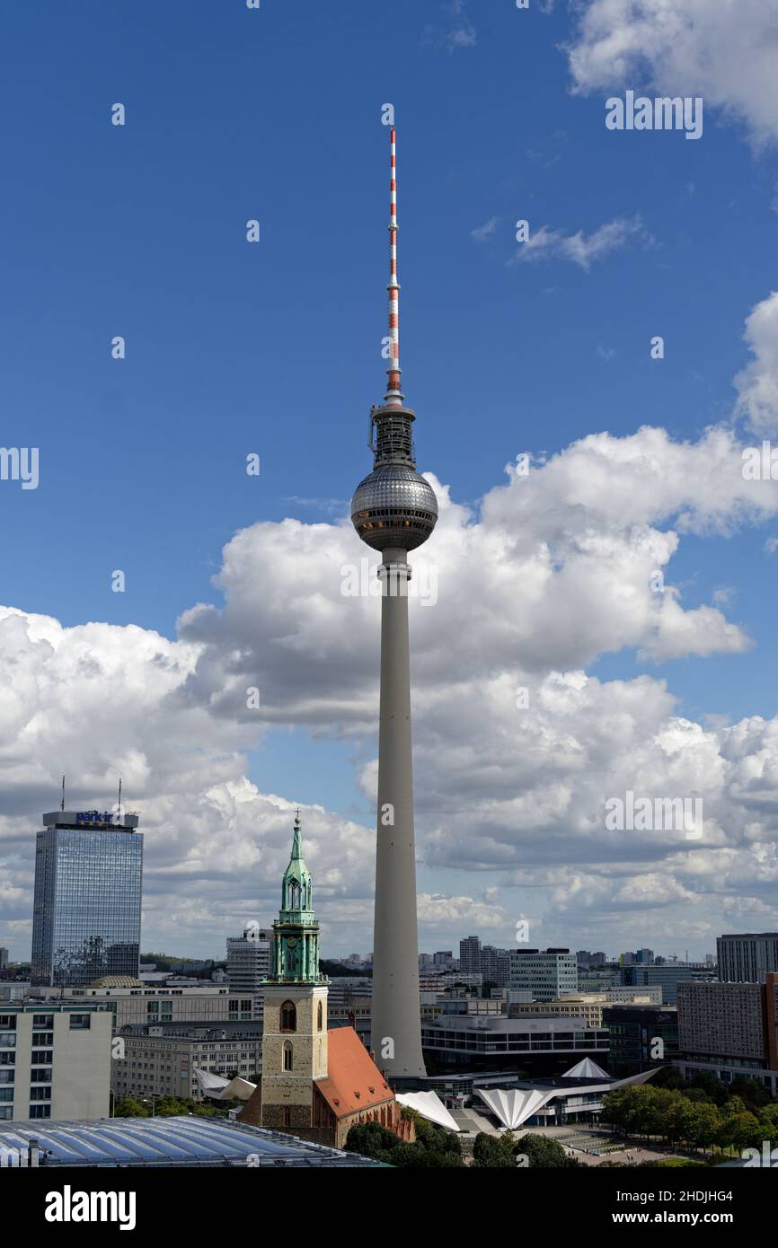 berlin, television tower, television towers Stock Photo - Alamy