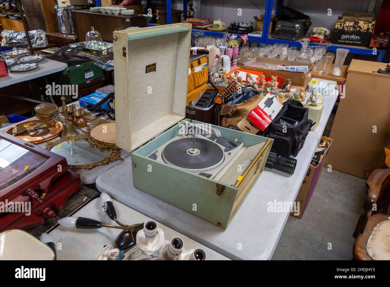 Dansette Bermuda mono record player on display as auction lot, UK Stock ...