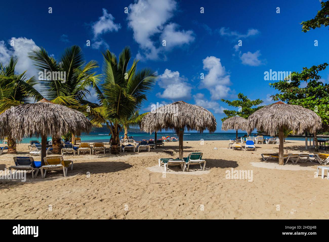 Beach in las galeras dominican hi-res stock photography and images - Alamy