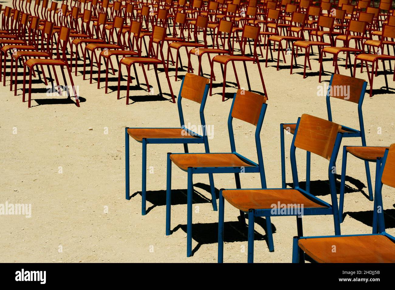 chairs, seating, chair row, chair, chair rows Stock Photo - Alamy