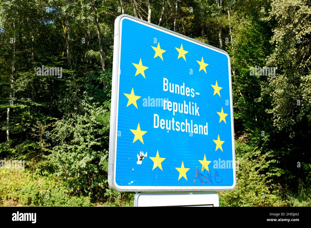 information sign, eu, federal republic of germany, information signs ...