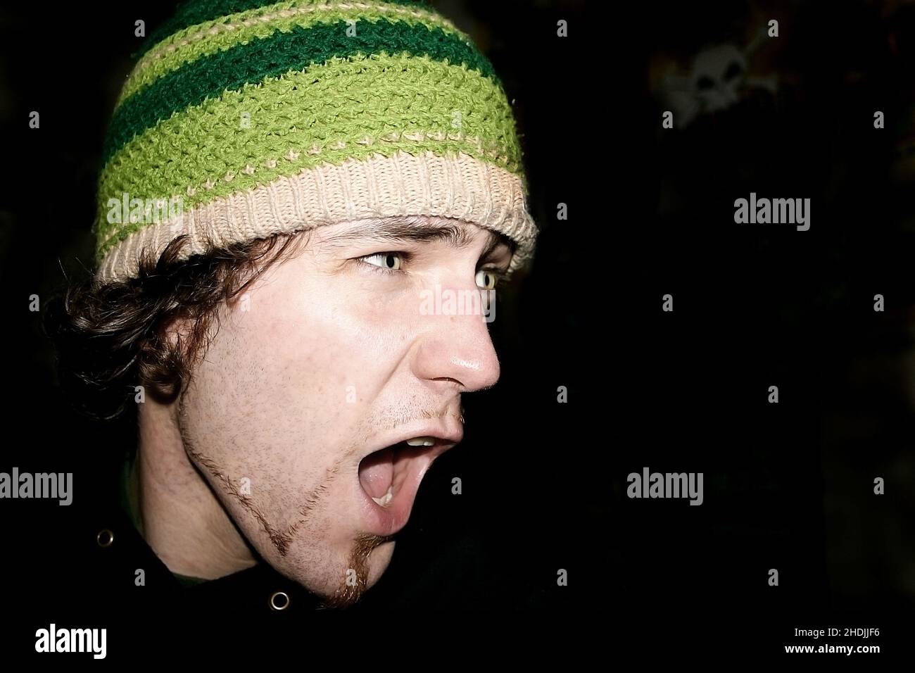 Men with caps hi-res stock photography and images - Alamy