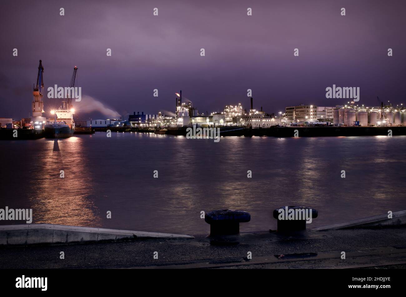 hamburg, industrial area, industrial areas Stock Photo - Alamy