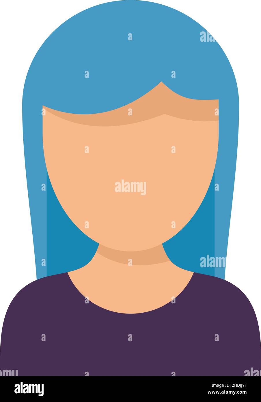 School girl problems icon. Flat illustration of School girl problems ...