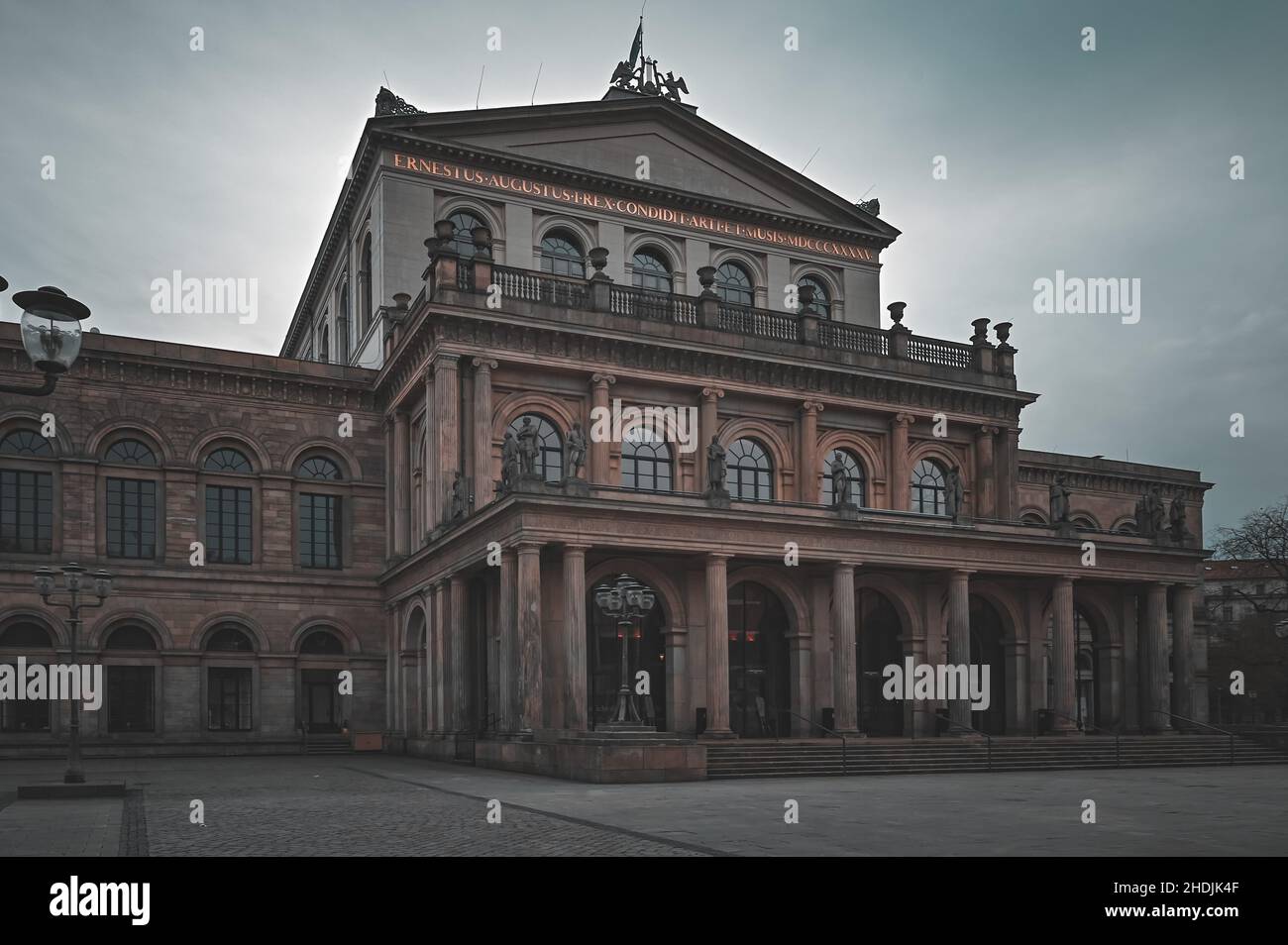 The famous opera house in Hannover Lower Saxony Germany Stock Photo - Alamy