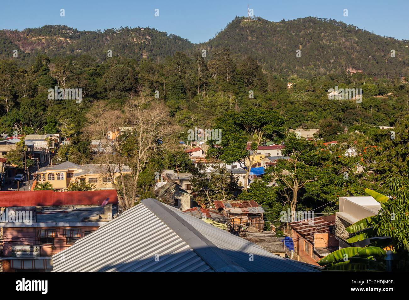 View of Jarabacoa town in Dominican Republic Stock Photo - Alamy