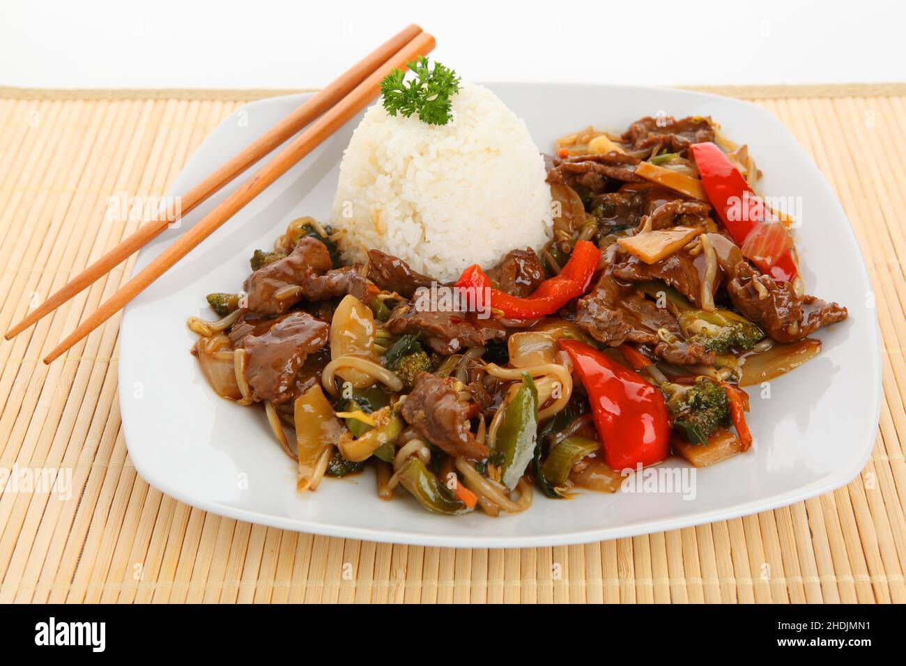 Chop suey rice hi-res stock photography and images - Alamy