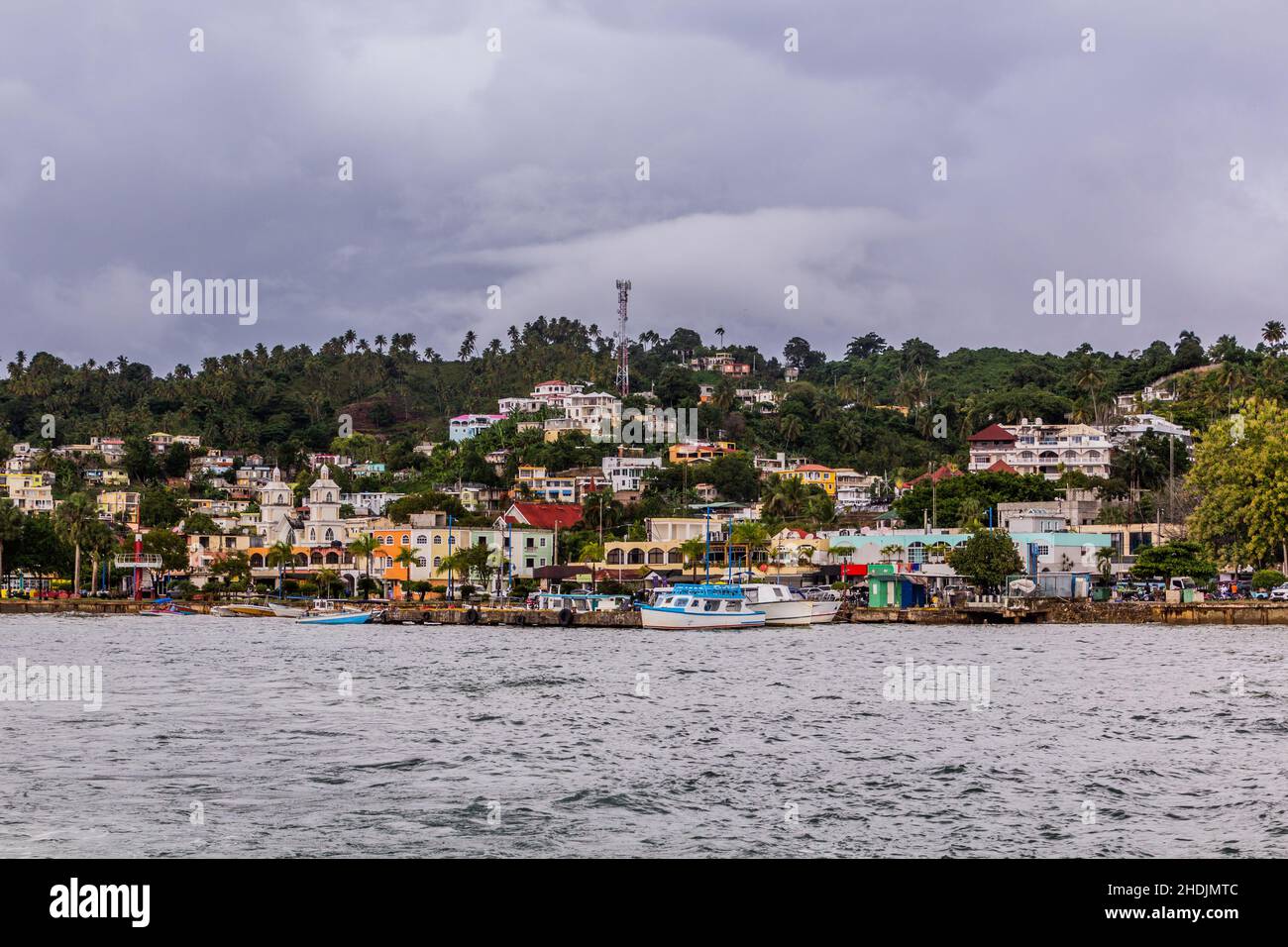 View of Samana town, Dominican Republic Stock Photo - Alamy