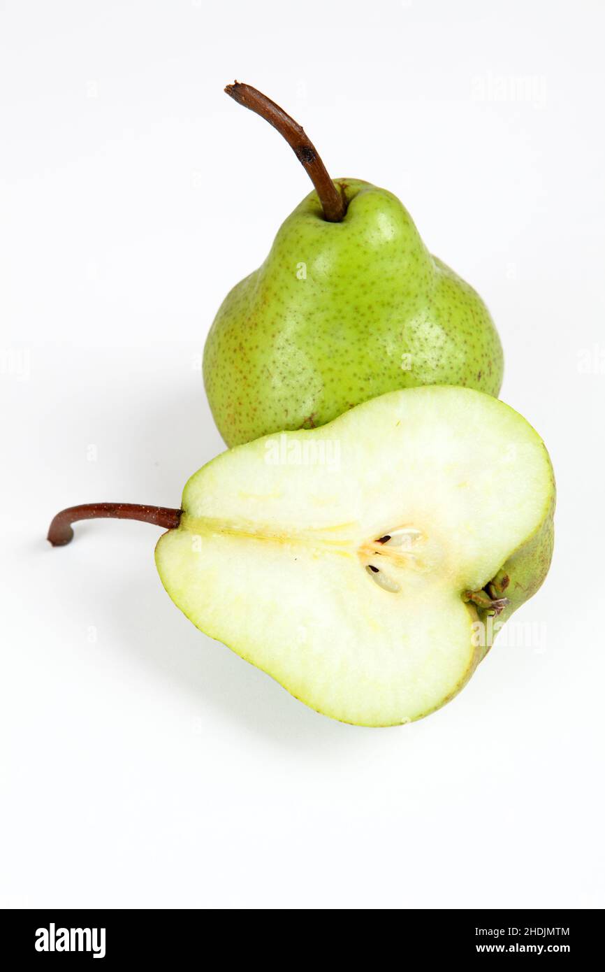 halved, pears, pear, halveds Stock Photo - Alamy