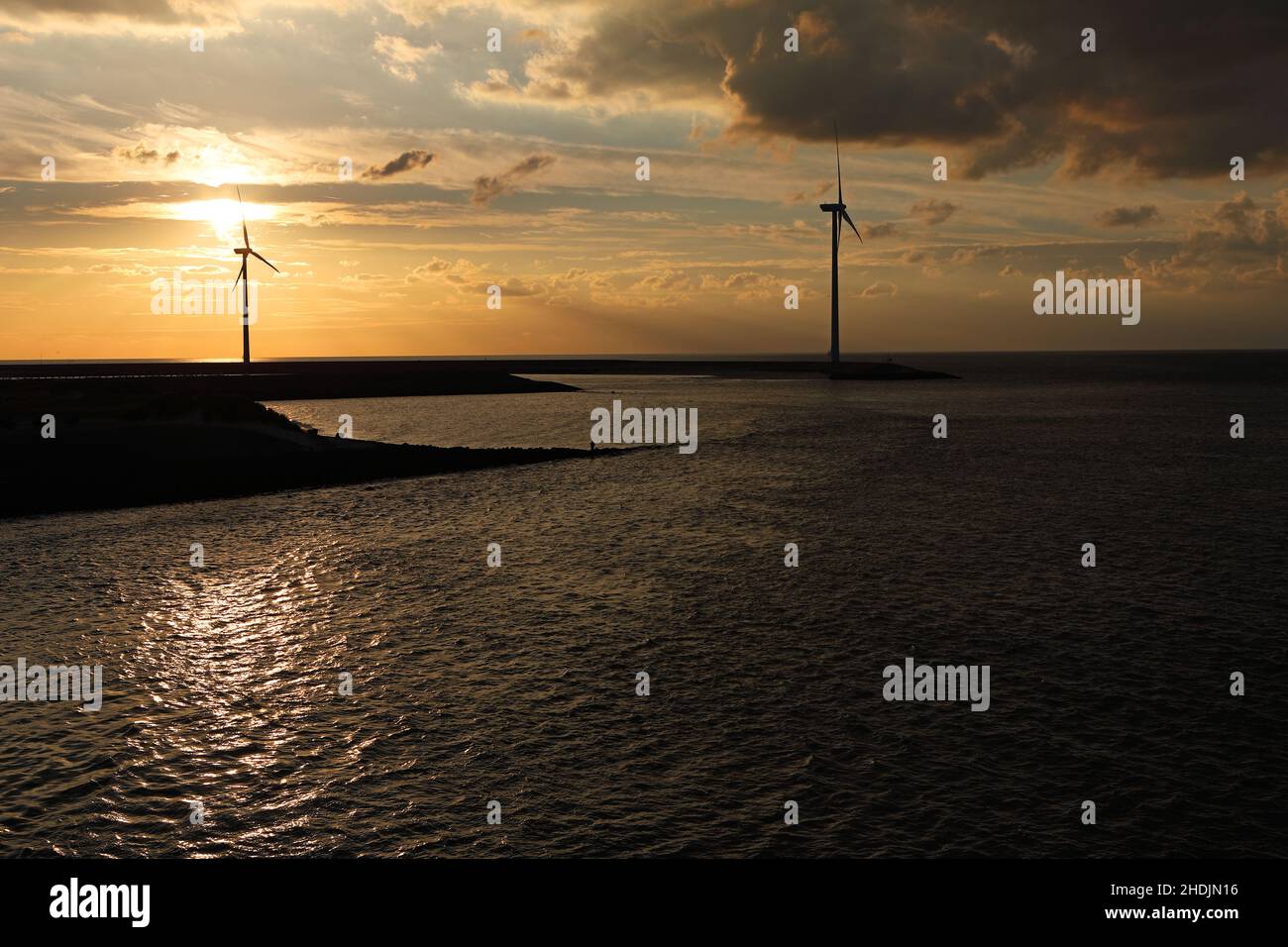 north sea, wind turbine, north seas, wind turbines Stock Photo - Alamy