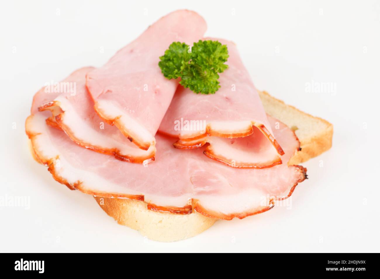 boiled ham, ham sandwich, boiled hams, ham sandwichs Stock Photo - Alamy