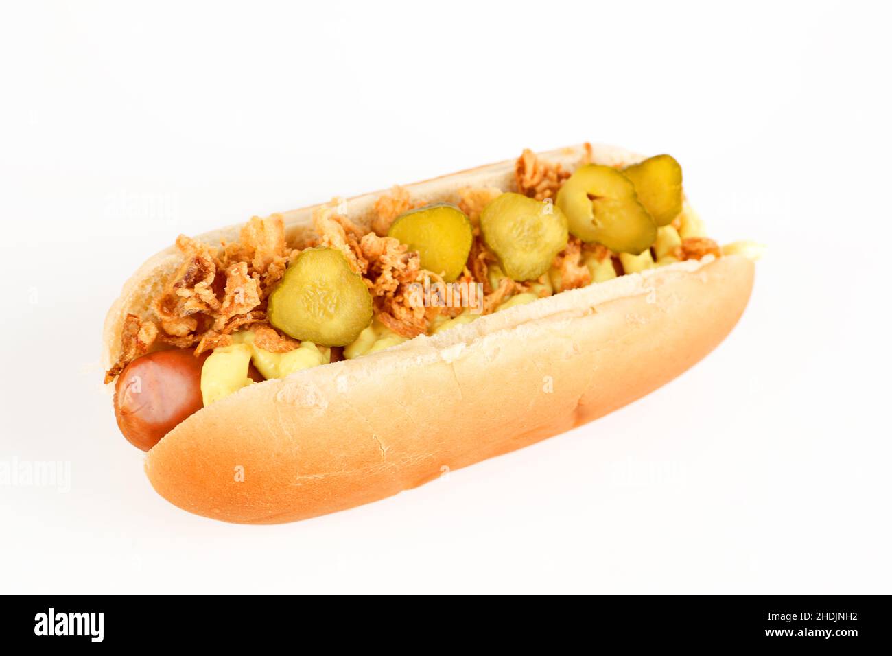Snack hot dog snacks Cut Out Stock Images & Pictures - Alamy