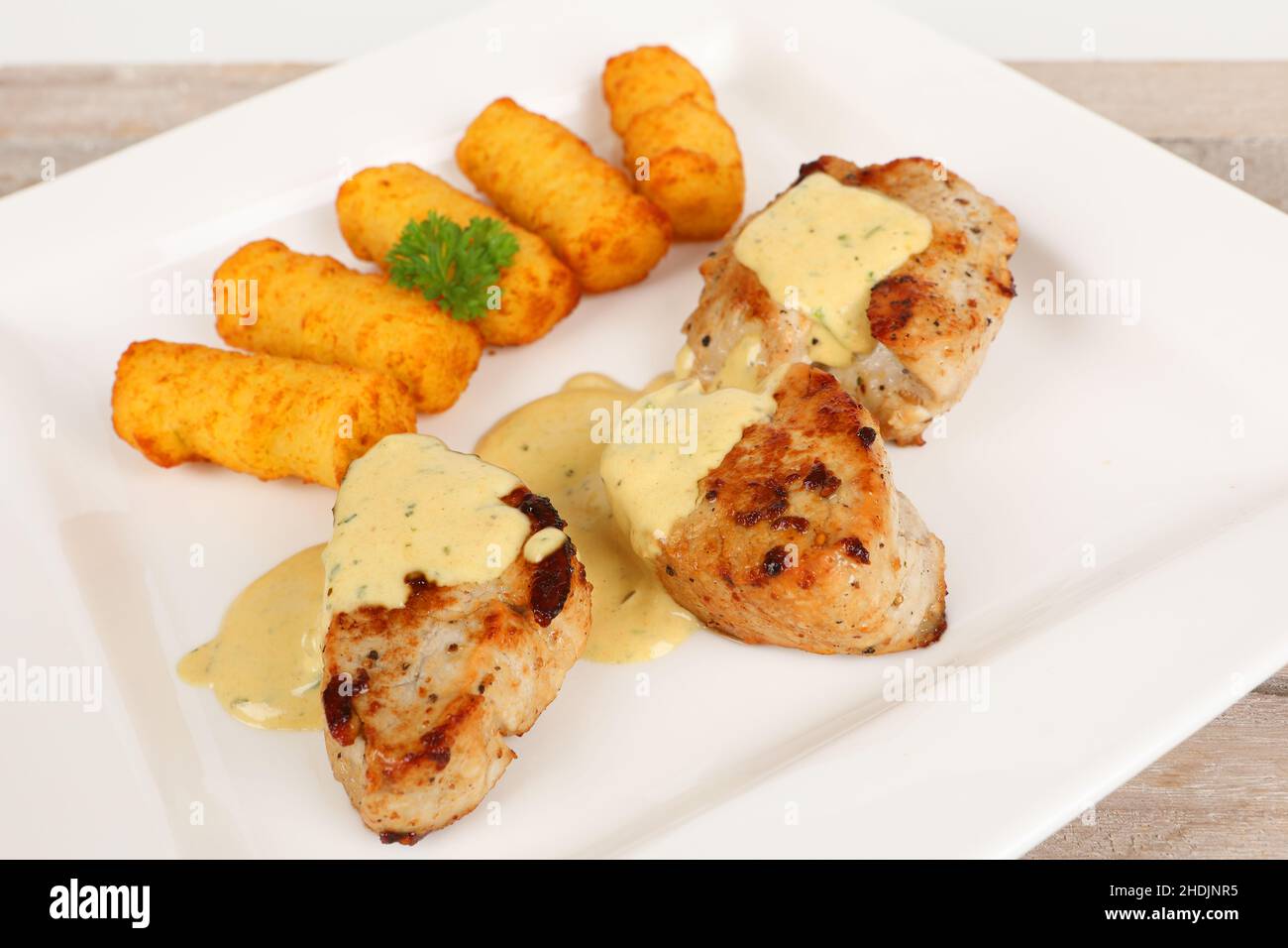 meal, fillet of pork, meals, fillet of porks Stock Photo - Alamy