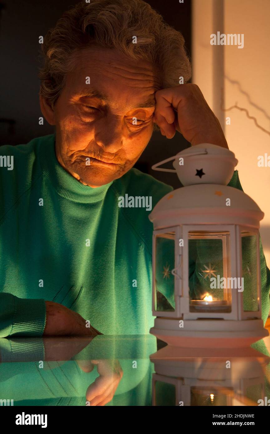 senior, loneliness, memory, elderly, old, seniors, memories Stock Photo ...